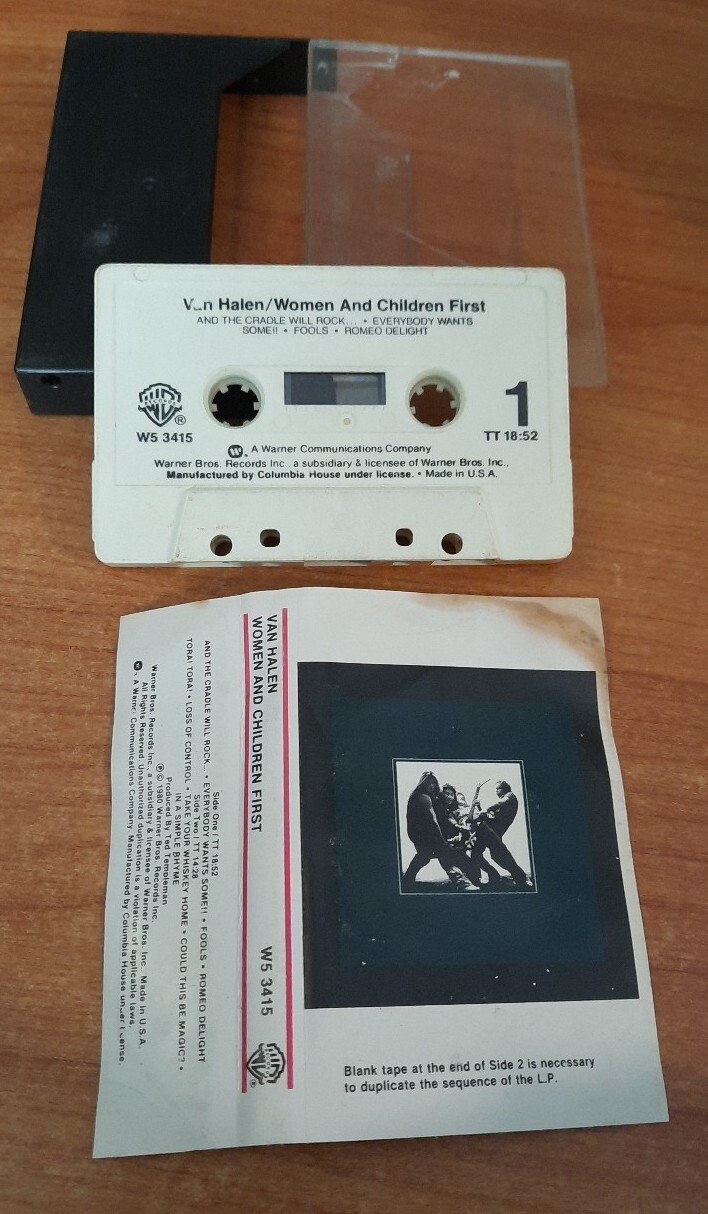 Van Halen Women and Children First Cassette Tape ~ Tested | eBay
