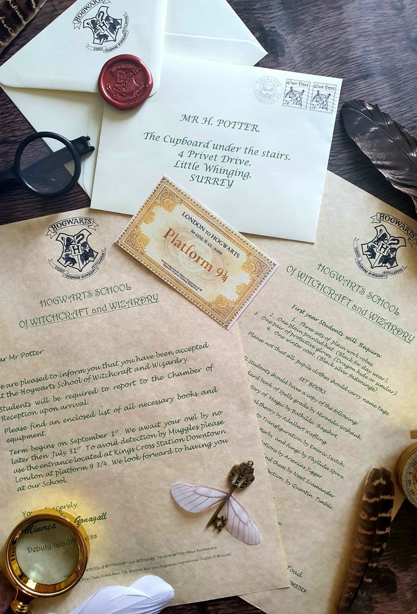 Harry Potter Birthday Hogwarts Letter Harry Potter Hogwarts Crest