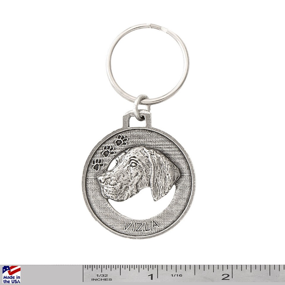 Creative Pewter Designs Vizsla Dog Pewter KeyChain, Key Fob, D174KC | eBay