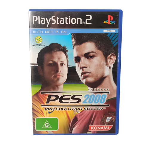 PlayStation 2 PS2 Video Game PES 2008 Sports Soccer Football Futbol Net ...
