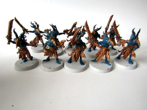 A11 WARHAMMER 40K CHAOS THOUSAND SONS - TZANGORS X 10 | eBay UK