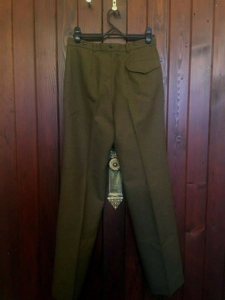 ARMY VINTAGE PANTS BY DI FABIO BROS ADELAIDE SIZE WAIST 32" | eBay UK
