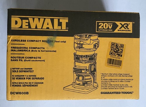 DEWALT 20V XR COMPACT ROUTER DCW600B | eBay