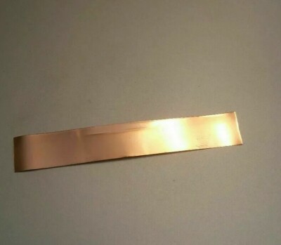 copper Shim Stock .002 Thick 0.5" Width 3" long, 002 0.002 (one 3" long ...