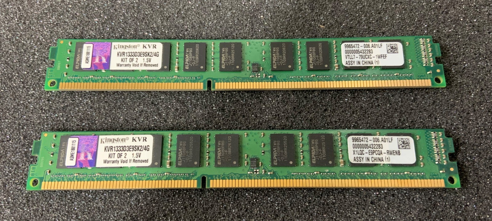 Kingston 8GB RAM Kit (2x4GB) | 1333MHz RAM | KVR1333D3E9SK2/8G | eBay