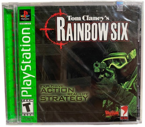 Tom Clancy's Rainbow Six Sony PlayStation 1 PS1 Vtg 1999 Video Game NEW ...
