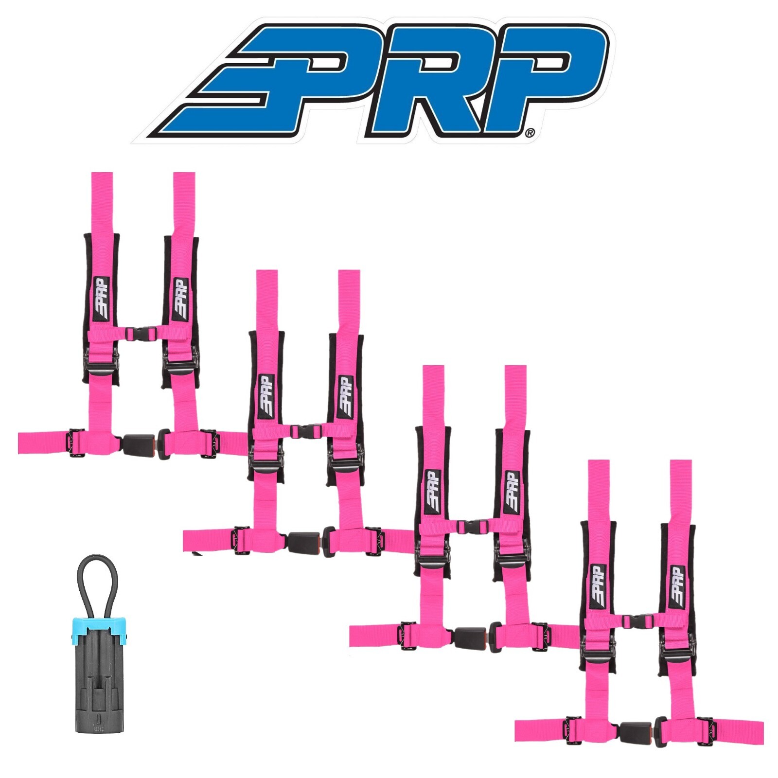 PRP (4) Pink 4-Point 2" Harness/Seat Belt Bypass Connector For 15 ...