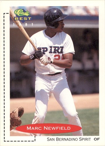 1991 Classic Best Marc Newfield San Bernardino Spirit #4 Baseball Card ...