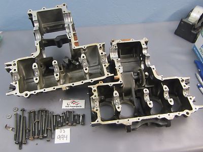 1982 HONDA CB650SC NIGHTHAWK CB 650 ENGINE TRANSMISSION CRANKCASE CASES ...