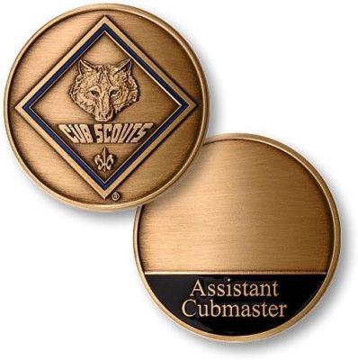 Cub Scout Assistant Cubmaster Challenge Coin Insignia Boy Scouting BSA ...