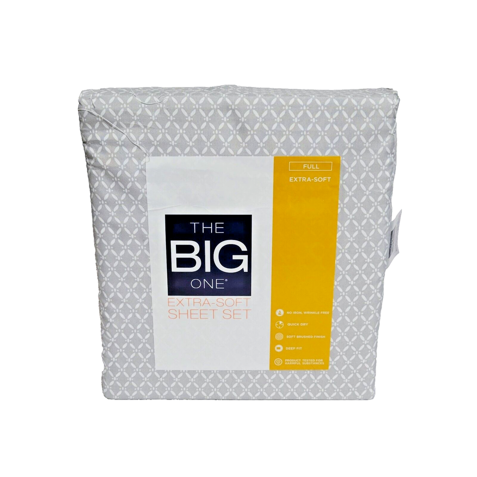 NEW The Big One 4-Piece Sheet Set ~ FULL SIZE ~ 275 Thread Count ...