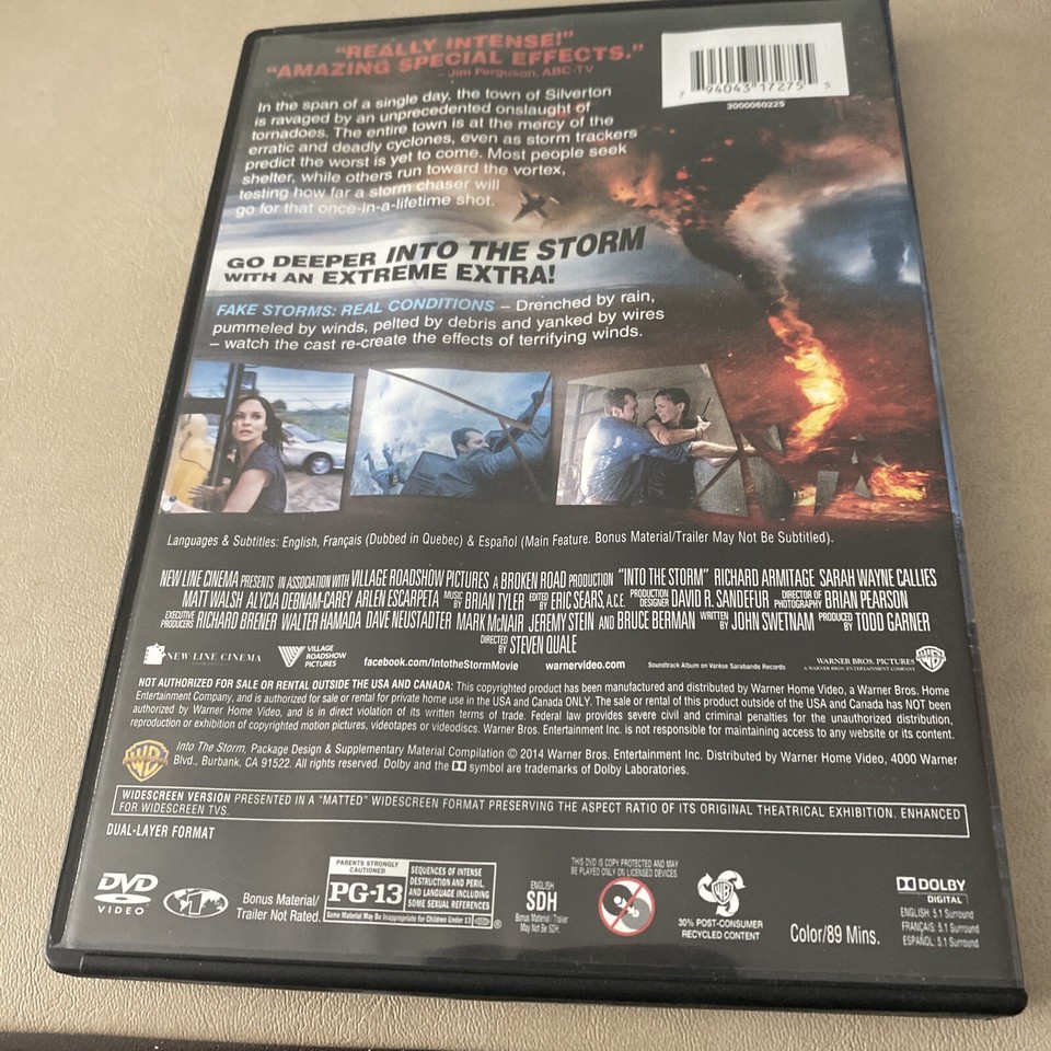 Into the Storm (DVD, 2014) | eBay