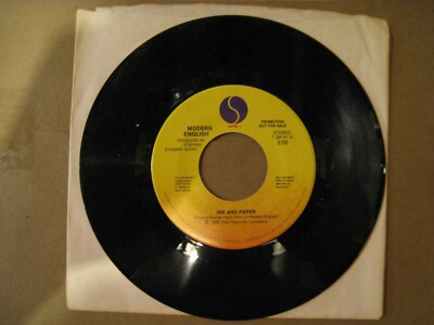 2 Modern English 45s 45 Record Ink And Paper Someone's Calling Promo ...