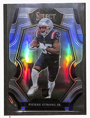 2022 Panini Select PIERRE STRONG JR. #168 RC SILVER PRIZM DIE-CUT ...