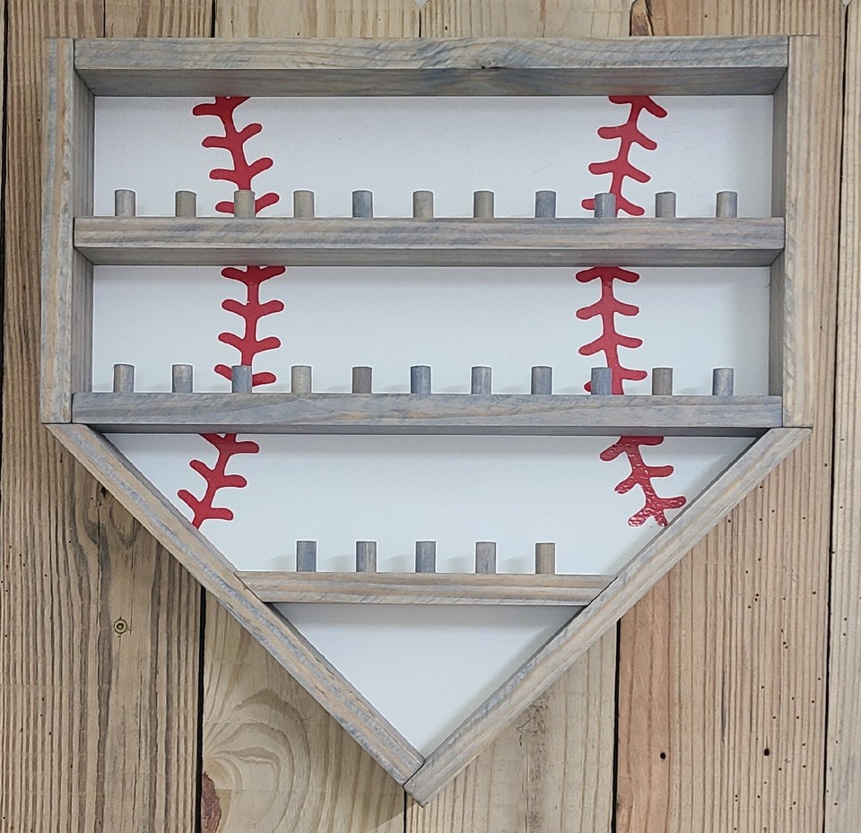 Baseball Home Plate Ring Holder. 27 Rings Personalized Display ...