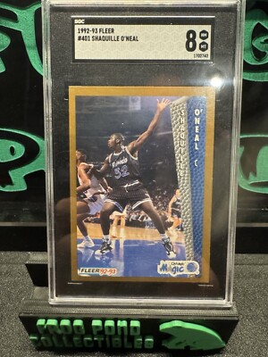 92-93 Fleer Shaquille (Shaq) O'Neal # 37 - SHAQ Rookie Card - Orlando ...