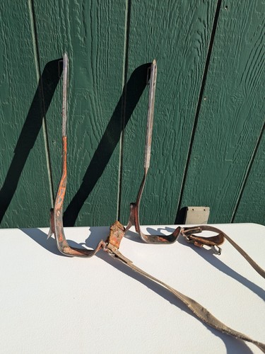 Bashlin BD-16BC Lineman Twisted Shank Pole Climbing Spike Gaffs (Left ...