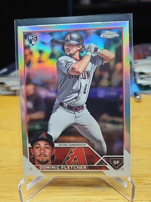 2023 Topps Chrome Update Dominic Fletcher Rookie Refractor Card #USC96 ...