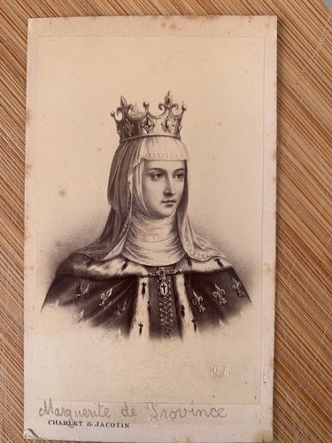 Photo Carte CDV 1865 Portrait Jacotin royaume de France Marguerite de ...