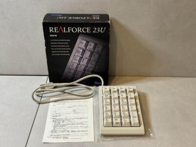 Topre Numeric keypad Realforce23U WC0100 White Cable ength 80cm USB ...