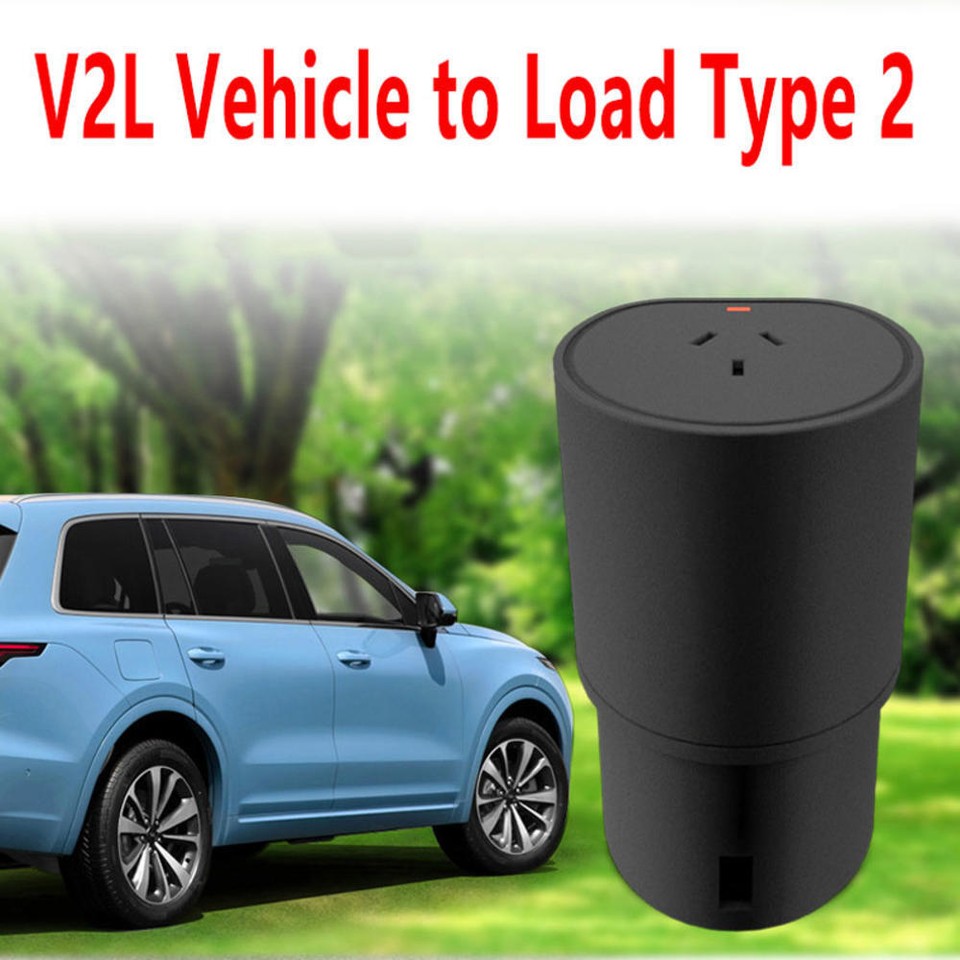 EV Cable Adapter Battery Discharge V2L Vehicle to Load Type 2 IEC 62196 ...