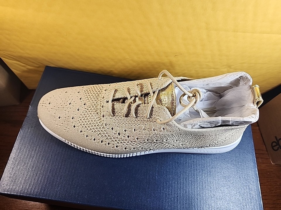 Cole Haan Women 2 ZEROGRAND Stitchlite Oxford Rye Knit/Optic White ...