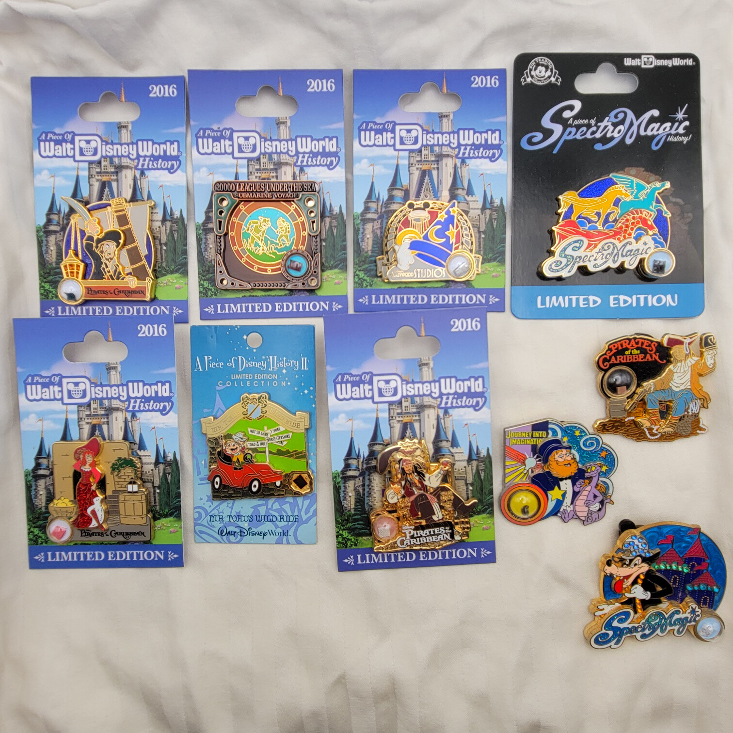 Disney Parks Piece of Disney History Pin Collection - You Pick! | eBay