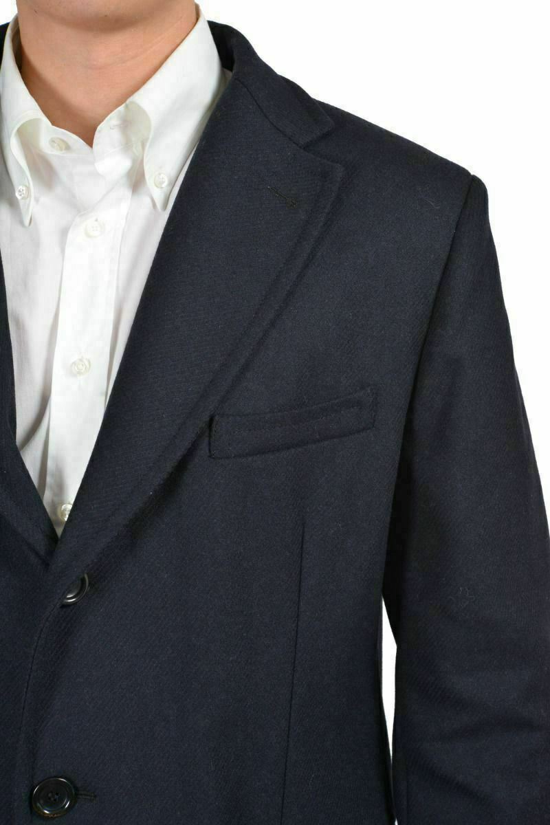 Ballantyne Dark Gray Wool Three Button Coat US XL IT 54 | eBay