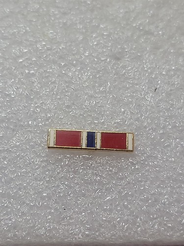VIETNAM BRONZE STAR HEROISM MINI RIBBON LAPEL PIN ENAMEL SINGLE CLUTCH ...