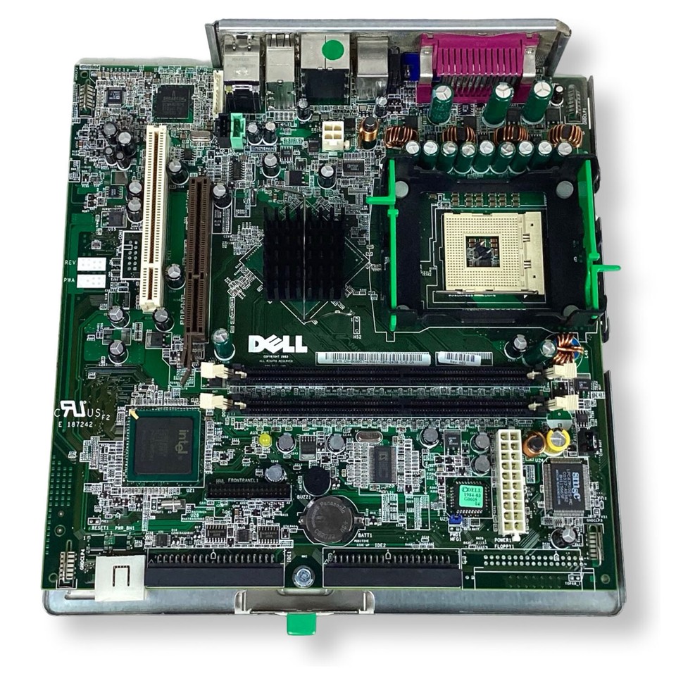 Genuine Dell Dimension 2400c 4600c DDR2 2 Slot System Motherboard K0057 ...