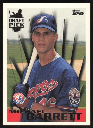 1996 Topps Draft Pick Michael Barrett #15 Montreal Expos | eBay