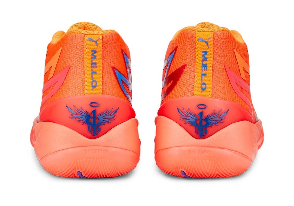 Puma MB.02 Lamelo Ball Supernova Fiery Coral Ultra Orange 376442-01 Men ...