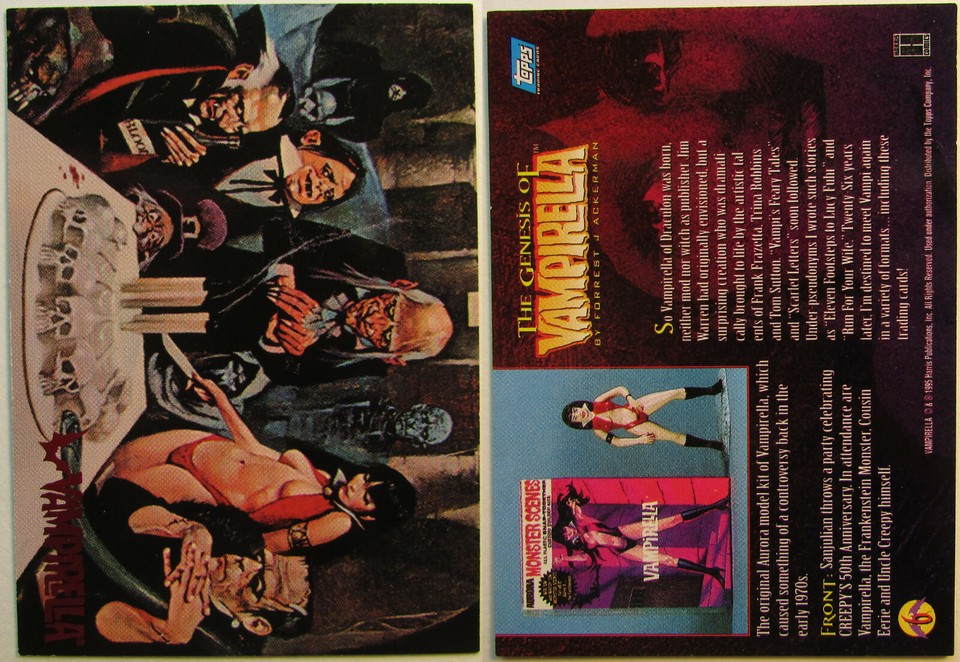 Visions of Vampirella 1995 single cards, pick more as low as 80 cents ...