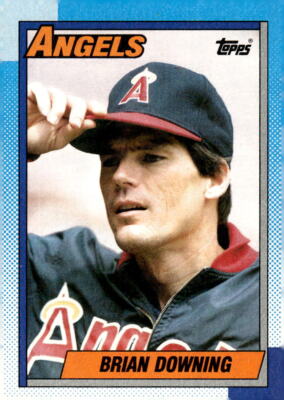 1990 Topps #635 Brian Downing - California Angels | eBay
