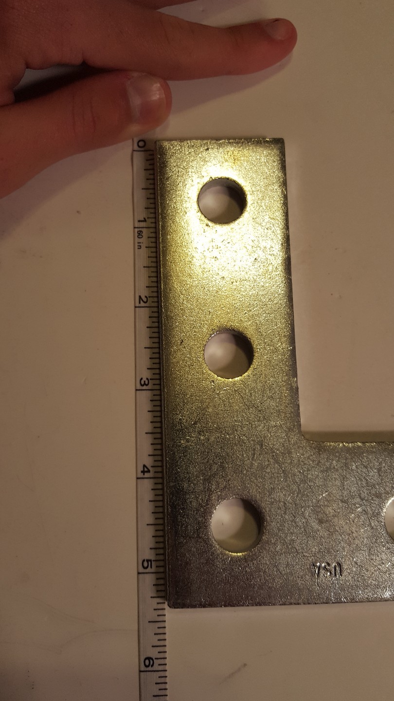 Thomas & Betts Steel Flat Plate Fitting 4 Hole Flat 90° Superstrut ...