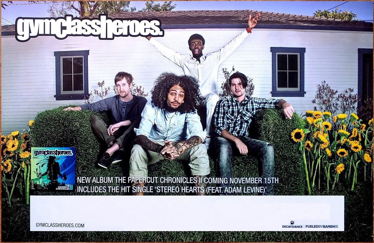 Gym Class Heroes The Papercut Chronicles Ii Album Cover Gym Class