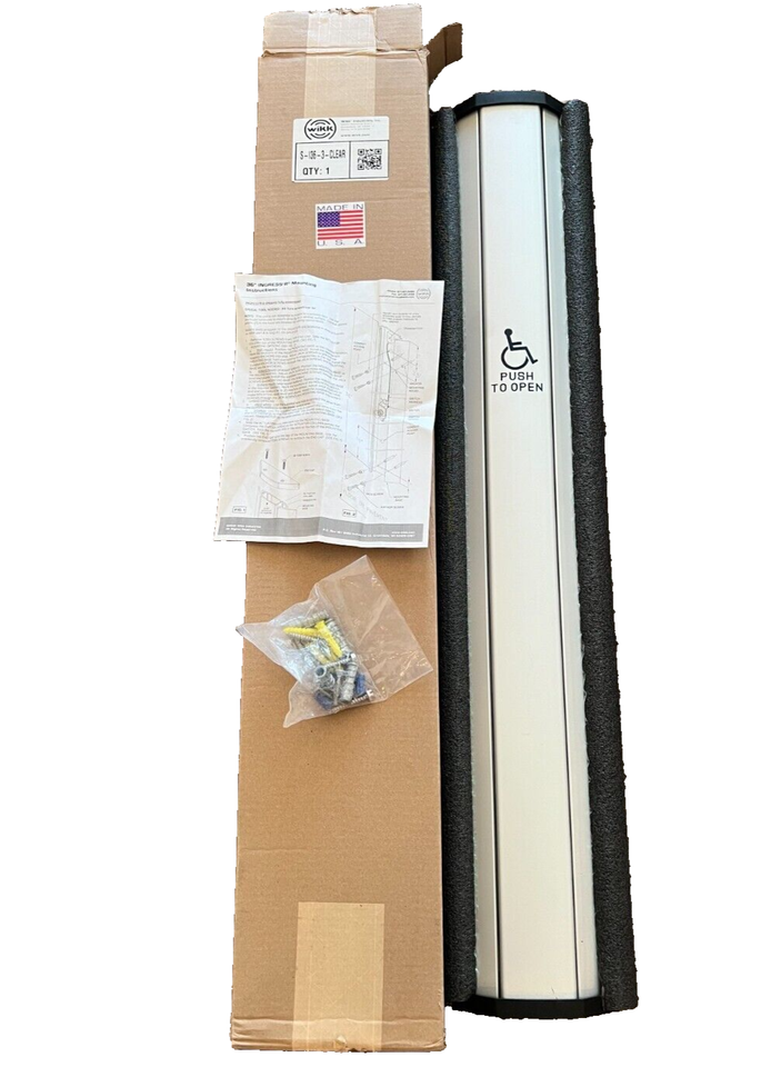 Wikk Powder Coat INGRESS’R, S-I36-3, 36" Tall ADA Compliant Fast Free ...