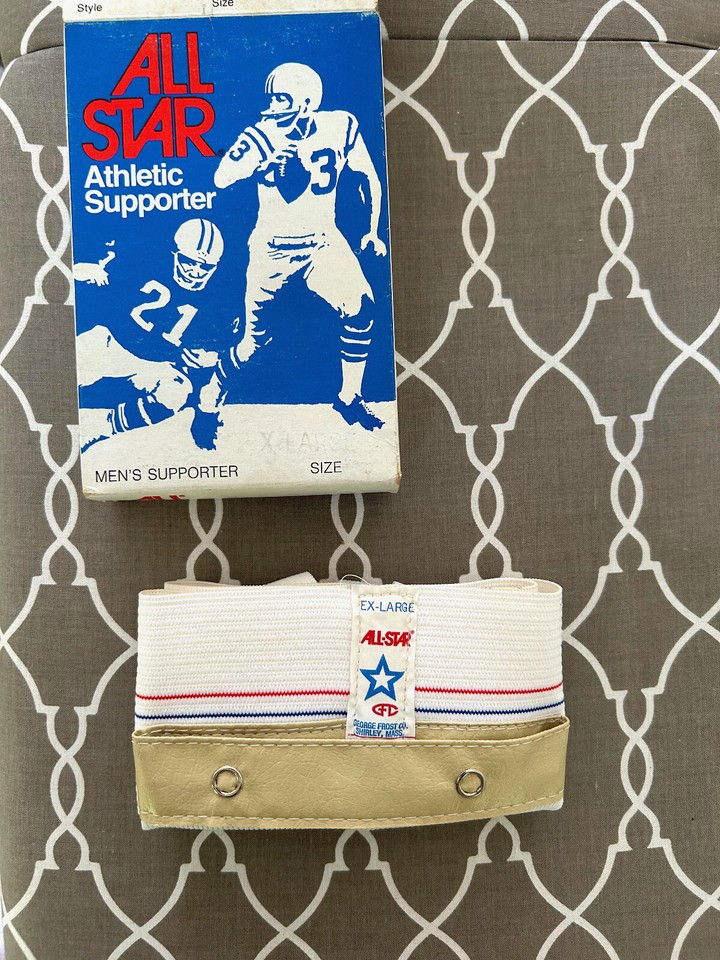 Vintage All-Star Athletic Supporter Jock Strap Mens Regular L XL 1970s ...