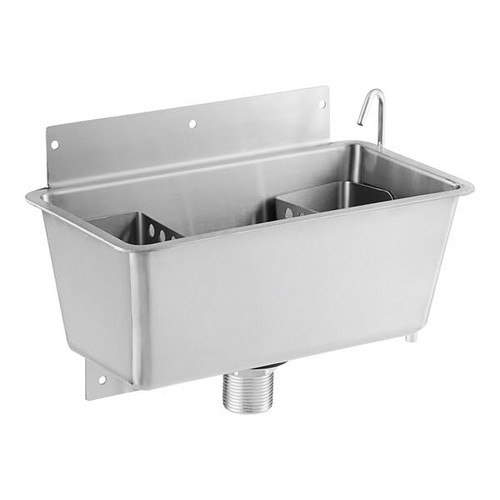 Ice Cream Dipper Well with Faucet Set, 18 Gauge Type 304 Stainless ...