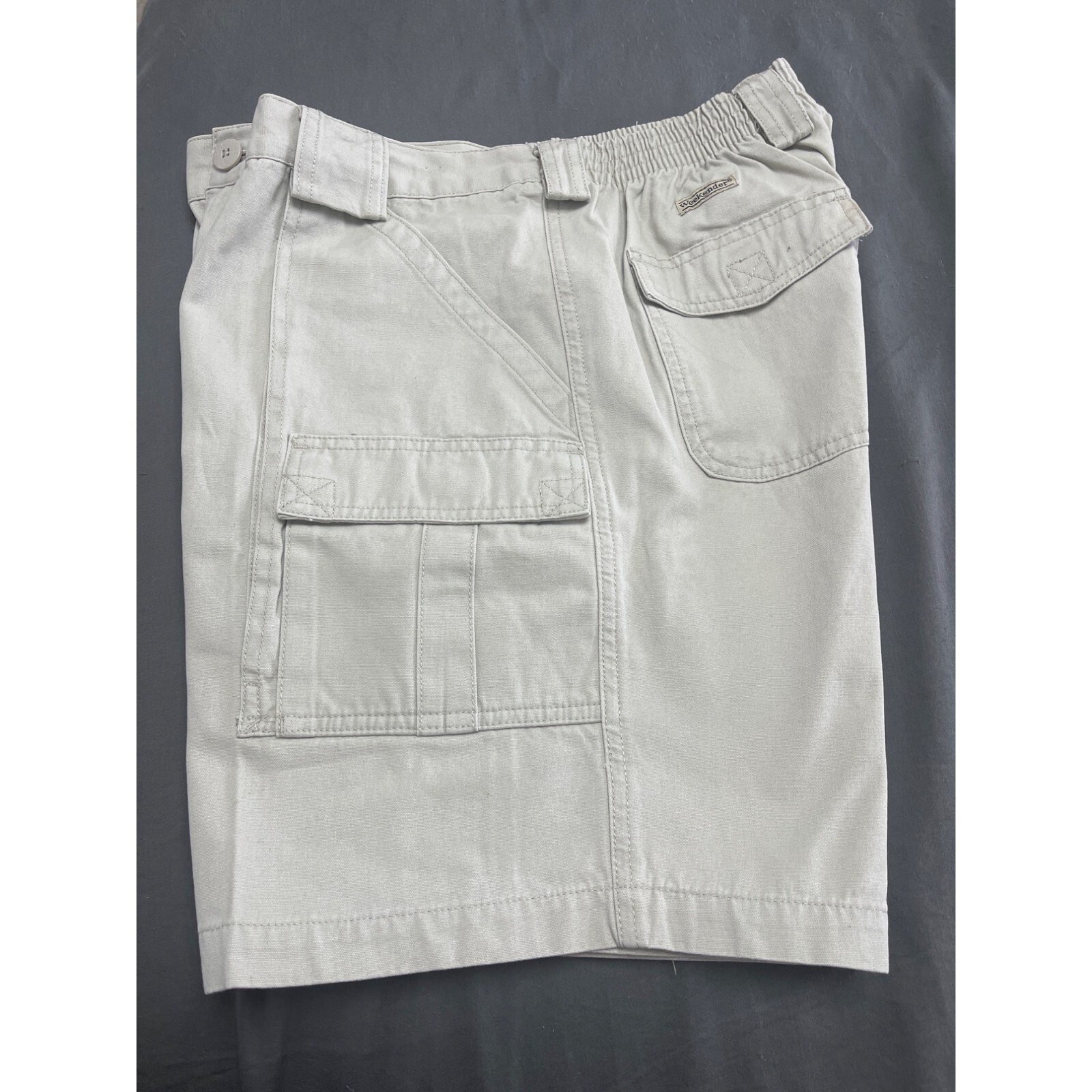 Weekender Brand Sportswear Side Elastic Khaki Pants Size 34 | eBay