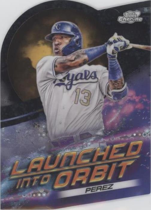 2022 Topps Cosmic Chrome - Launched Into Orbit Salvador Perez #LIO-12 ...