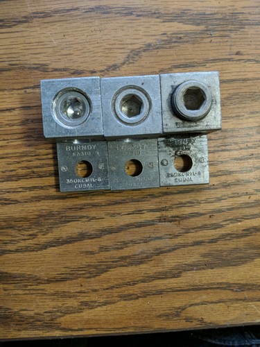 Burndy KA31U 6 AWG-350 kcmil CU9AL Aluminum Terminals Lugs Connectors ...