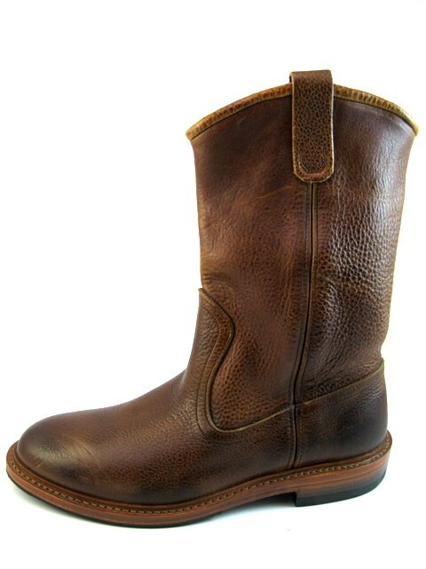 NEW Allen Edmonds "DALLAS" Roper Suede Boots 9 D Cheyenne Brown Leather ...