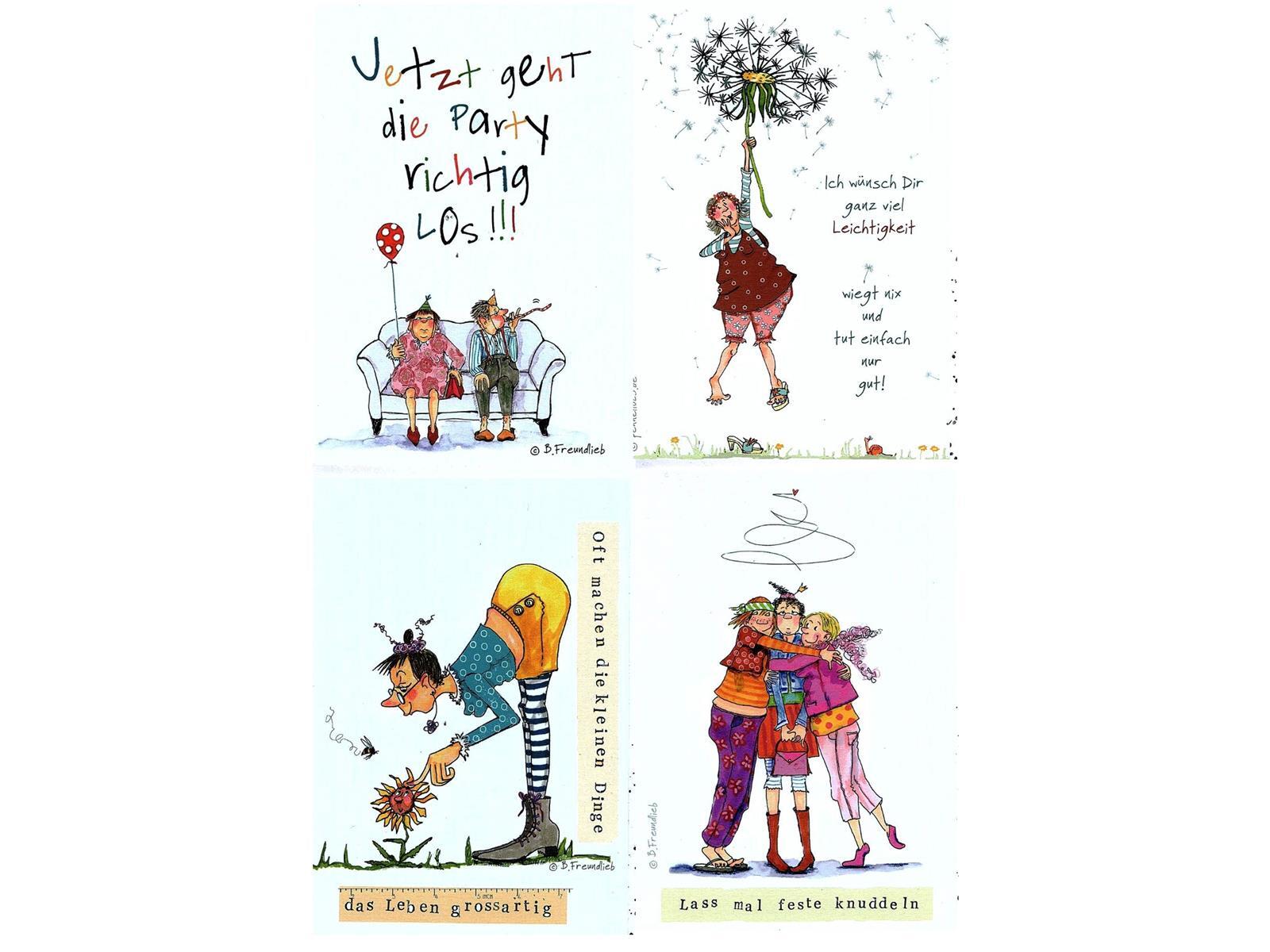 Karte mit Spruch Design Barbara Freundlieb mit Umschlag Glückwunsch | eBay