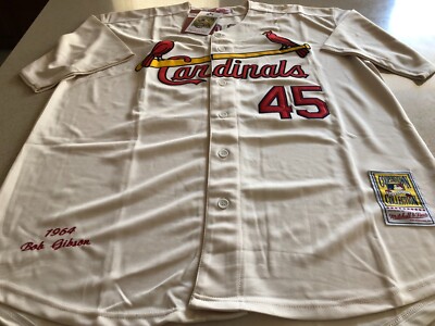 Mitchell & Ness Cooperstown Collection 1964 Cardinals Bob Gibson Jersey ...