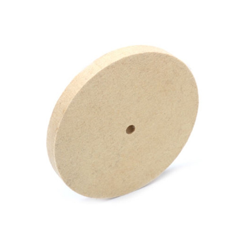 Round Wool Felt Sanding Disc Abrasive Wheel Grinding Polish Metal ...