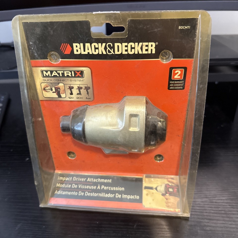 Black & Decker Impact Driver Attachment Matrix Quick Connect | New/Old ...