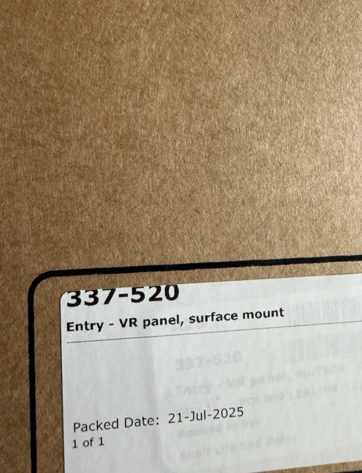 Paxton Entry VR Panel Surface Mount 337-520 | eBay UK