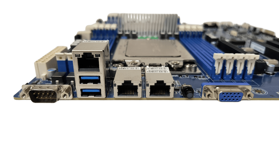 Gigabyte MZ71-CE1 AMD Motherboard w/ Dual EPYC 7302 CPUs / IO Shield No ...
