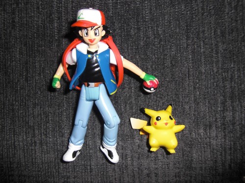 Ash with Pikachu Pokemon trainer figure Hasbro USED | eBay